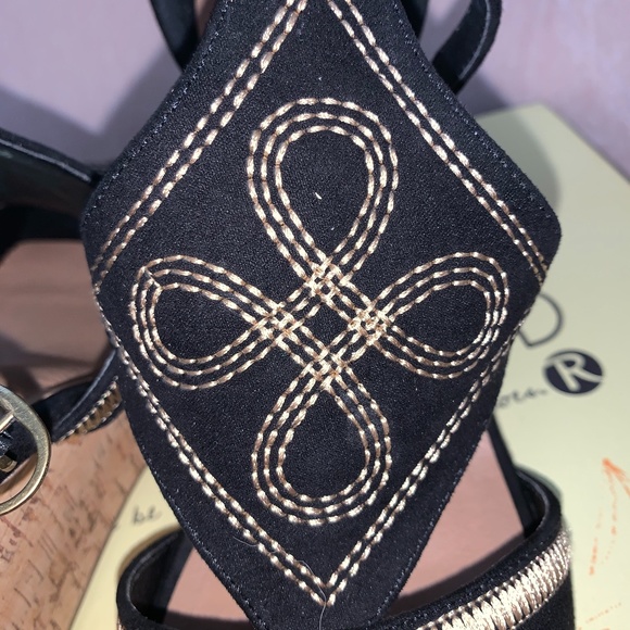 Restricted | Shoes | Restricted Sweet Pie Embroidered Wedge Cork Sandal ...
